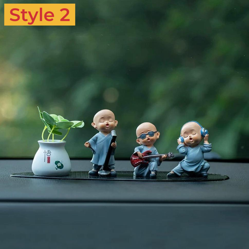 Three Singing Little Monks Figurines Buddha Statues – MR. LITTLE MONK Three Singing Little Monks Figurines Buddha Statues – MR. LITTLE MONK